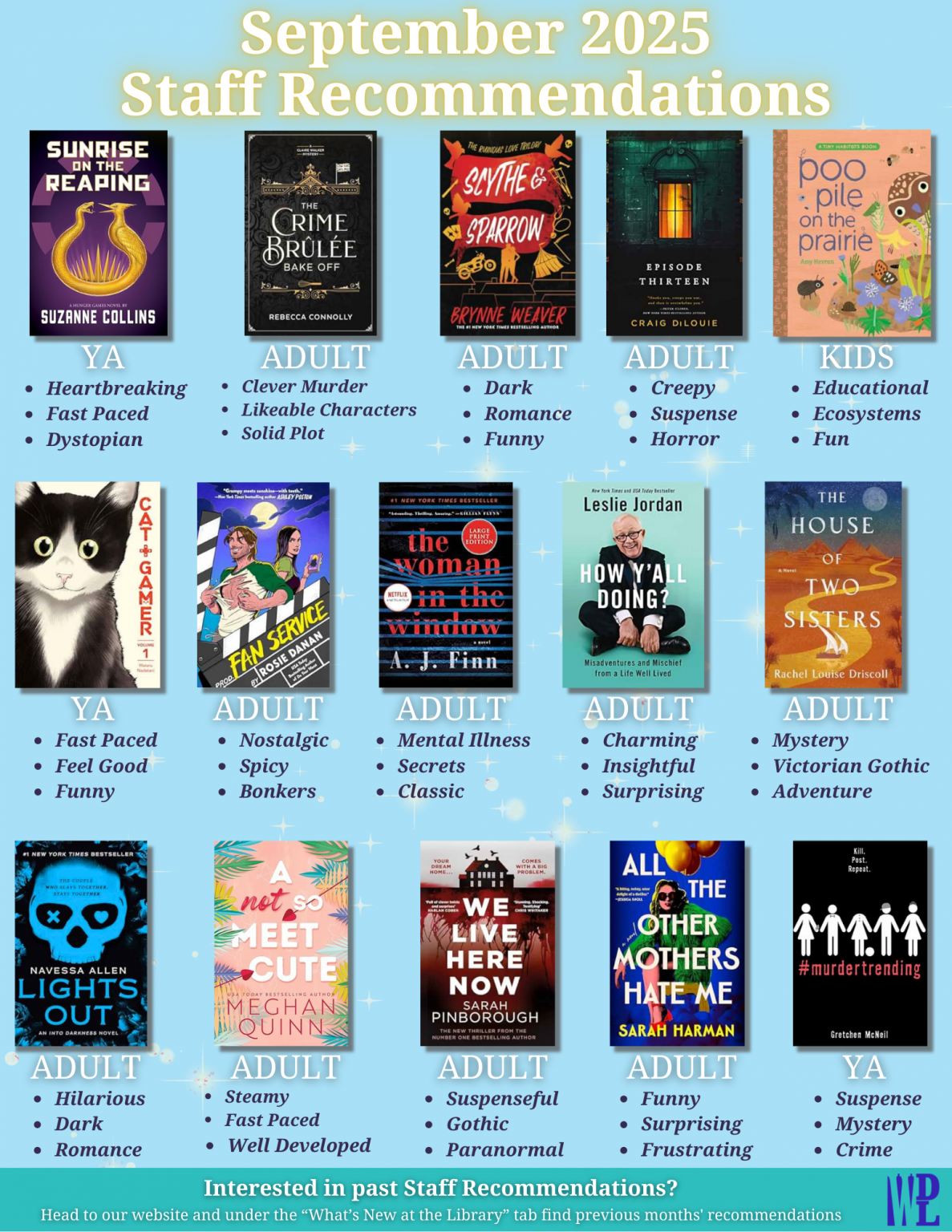 September 2025 Staff Recommendations - Washington District Library